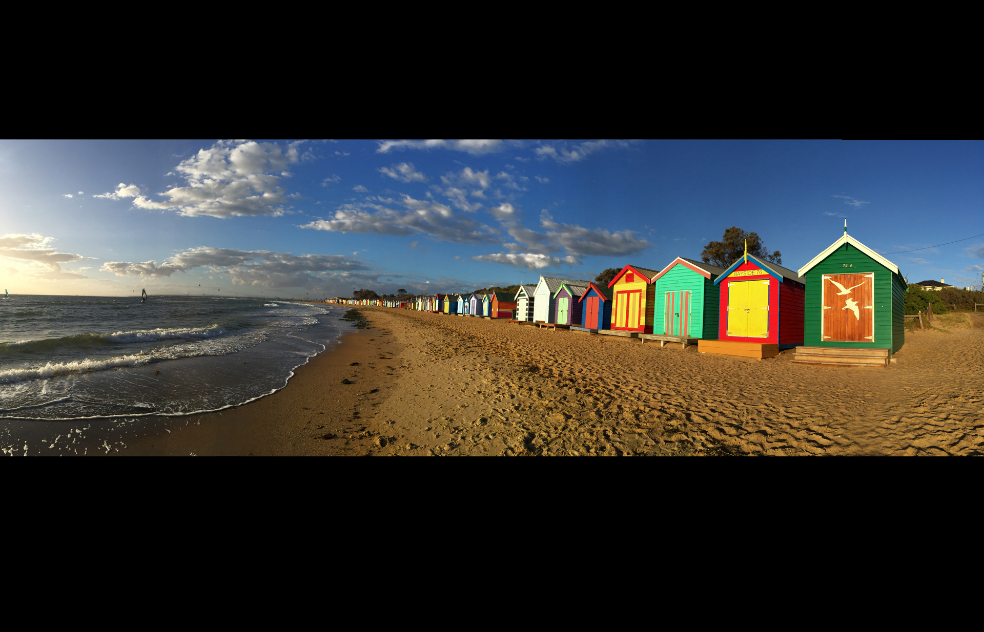 Brighton Beach near Melbourne, Australia (photo by Rodney Curtis ...